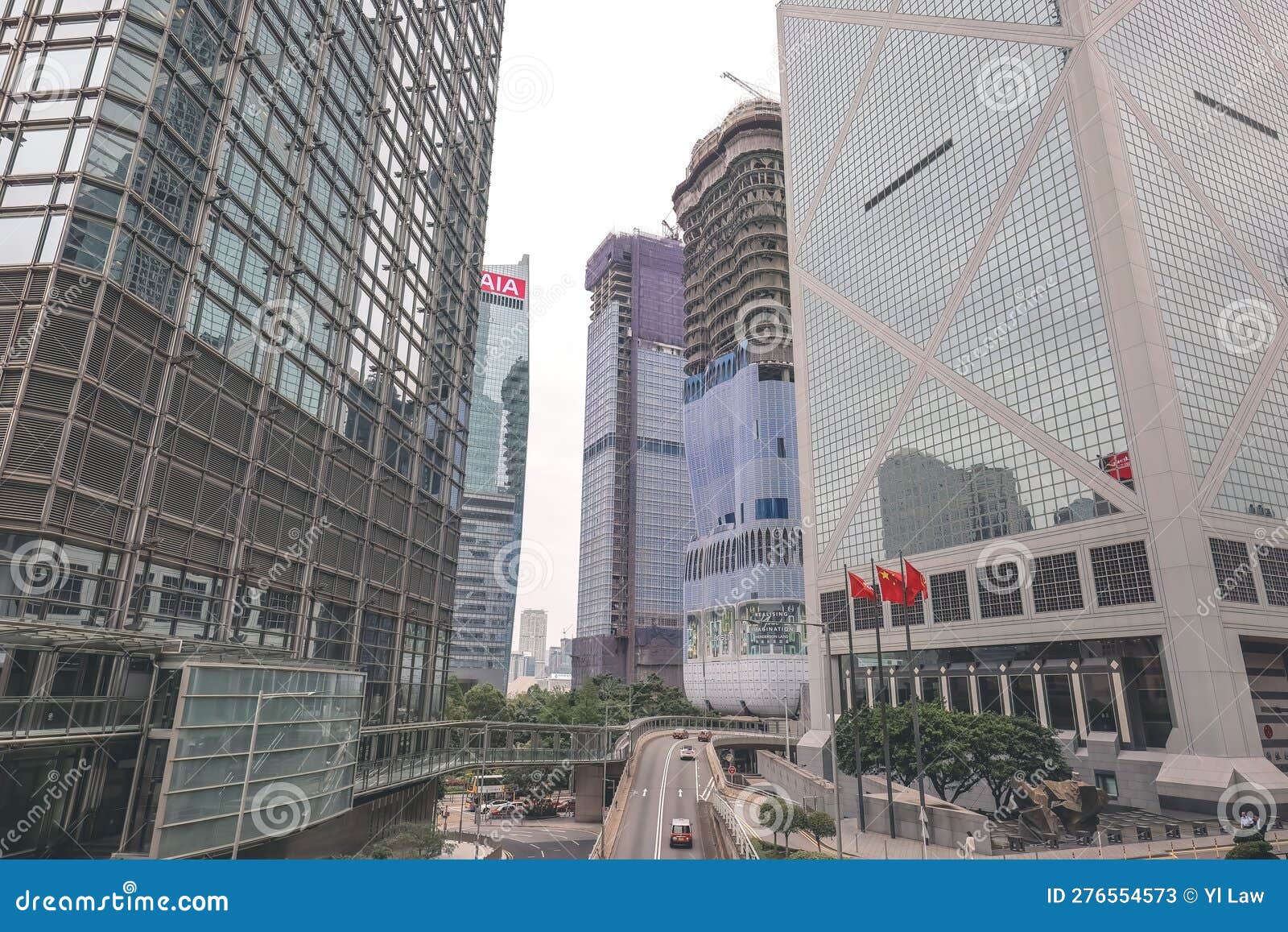 The Modern Hong Kong Office Skyscraper Building Editorial Stock Photo ...