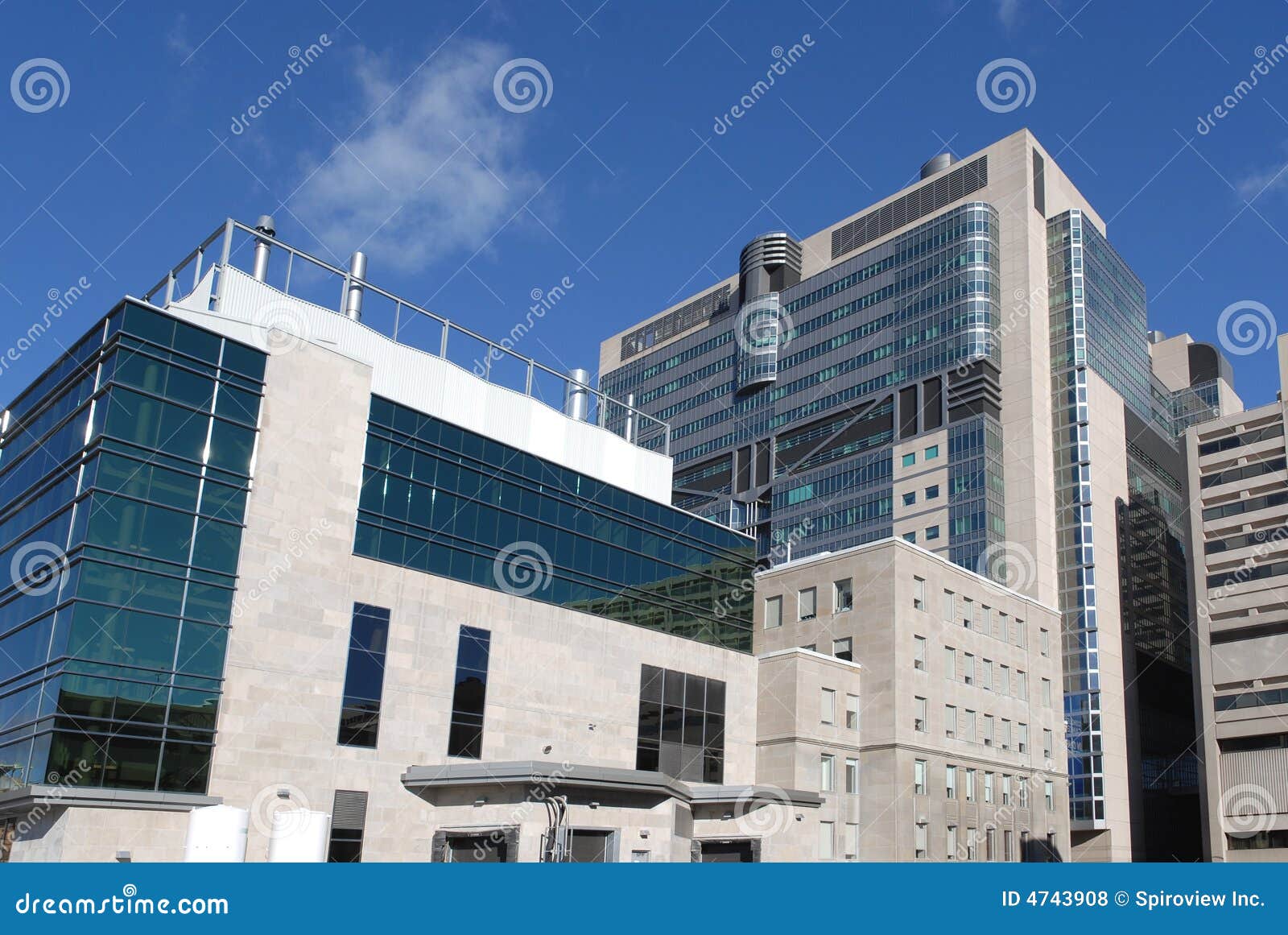 Modern Hospital building stock photo. Image of building - 4743908