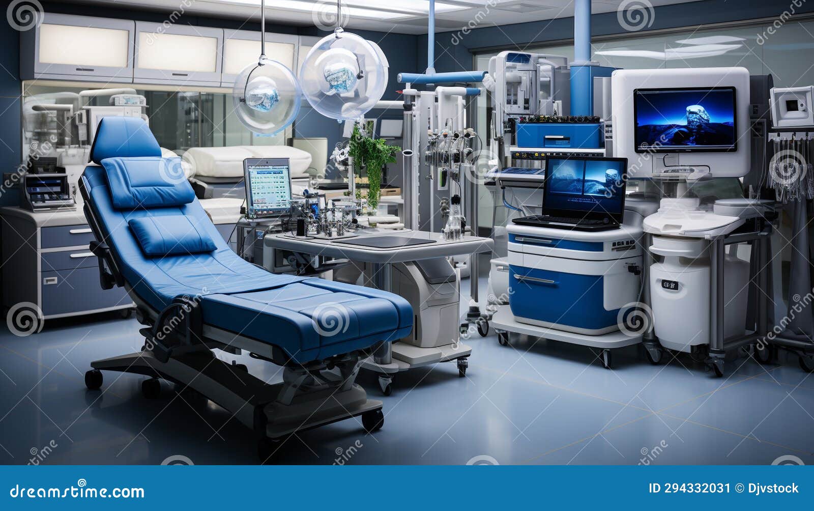 Modern Hospital Laboratory Using Advanced Technology and Machinery for ...