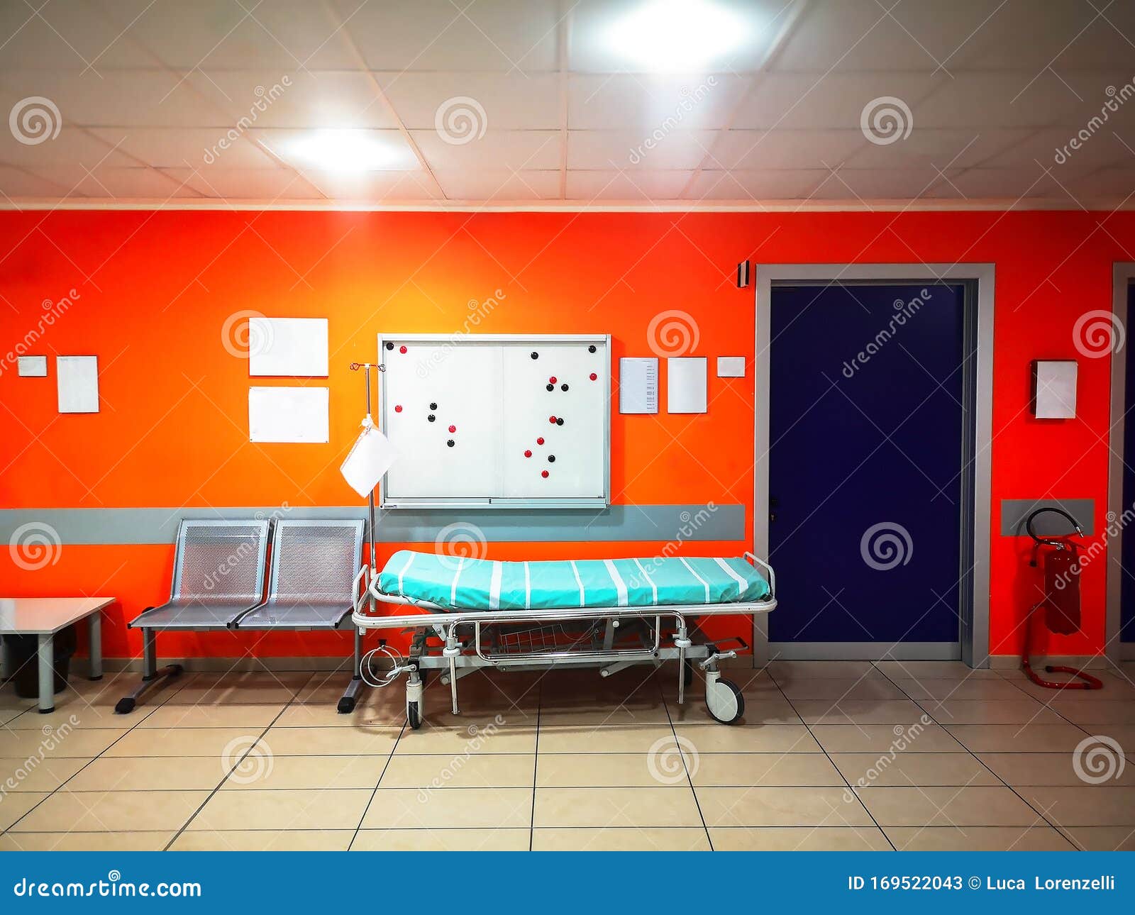 Modern Hospital Ward Stretcher Colorful Royalty-Free Stock Photography ...