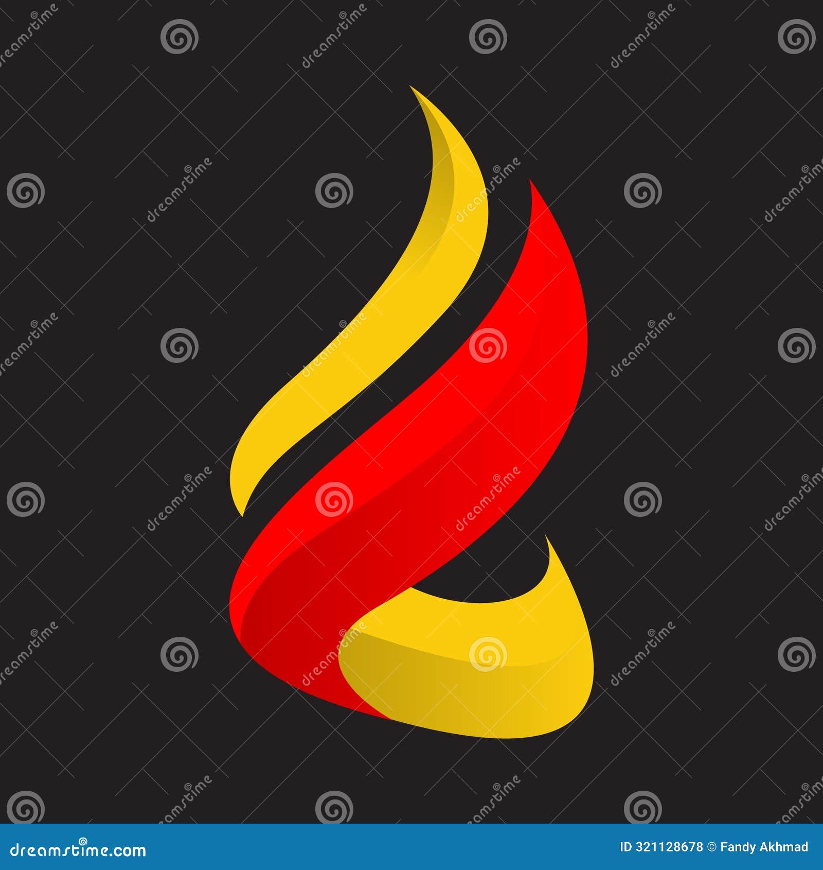 Flames Logo Icon Vector Illustration T-shirt Design And Business Or Company Usable ...