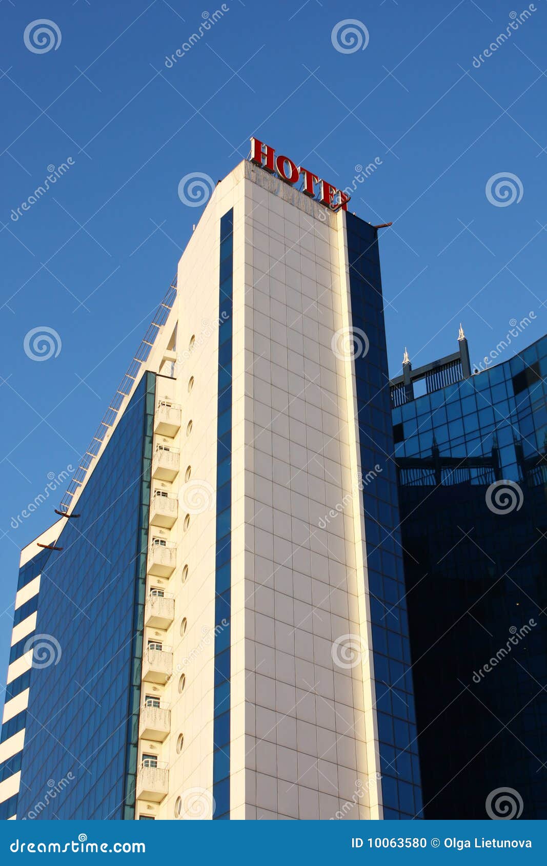 Modern hotel building stock photo. Image of destinations - 10063580