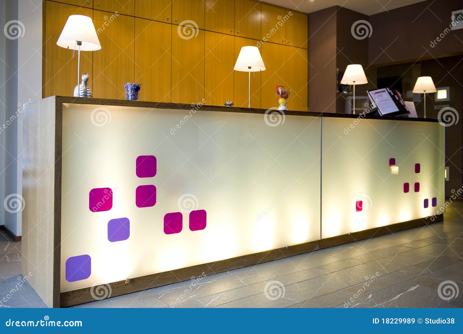 Modern hotel lobby stock image. Image of entrance, decoration - 18229989