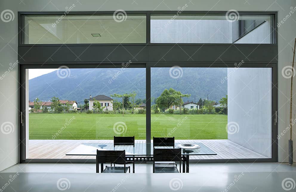 Modern house stock photo. Image of wall, window, empty - 11307900
