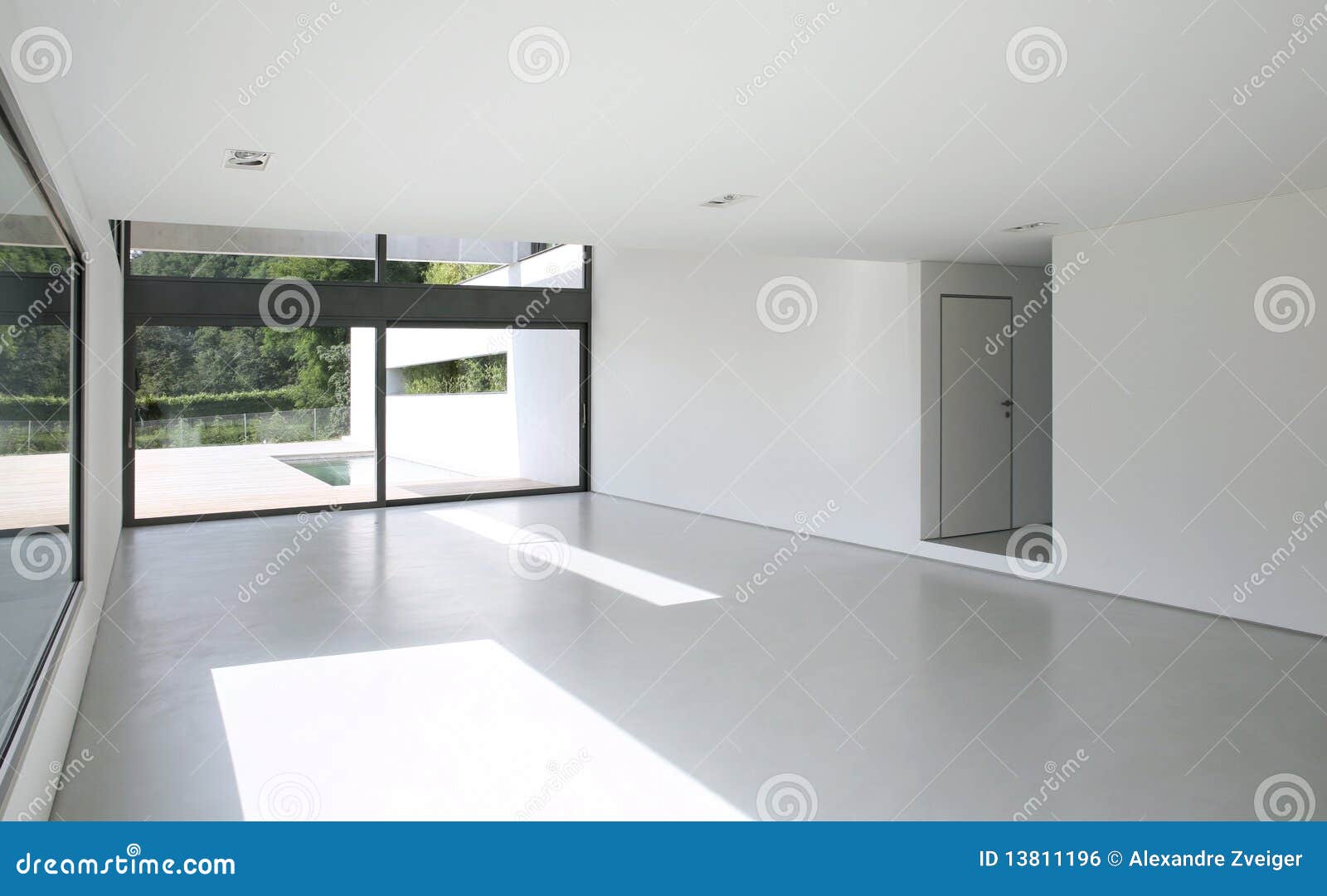 Modern house stock photo. Image of interior, empty, apartment - 13811196