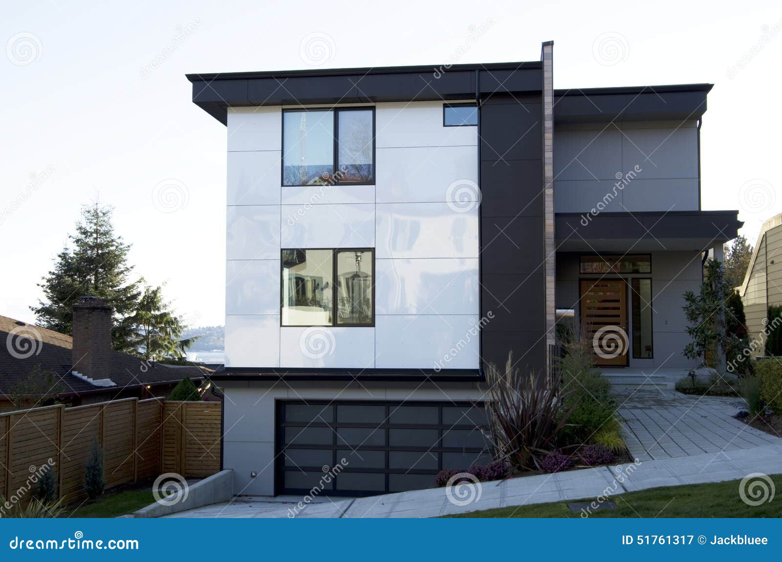 Modern house stock image. Image of home, housing, house - 51761317
