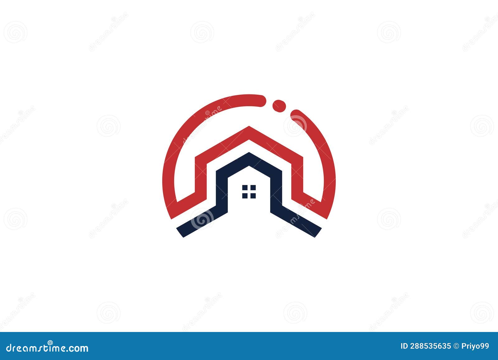 Modern House Logo Design with Creative Concept Stock Vector ...