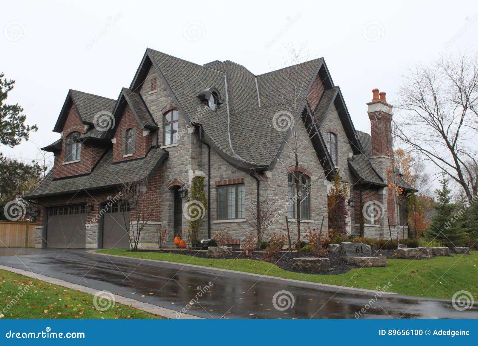 Modern house stock photo. Image of architecture, ontario - 89656100