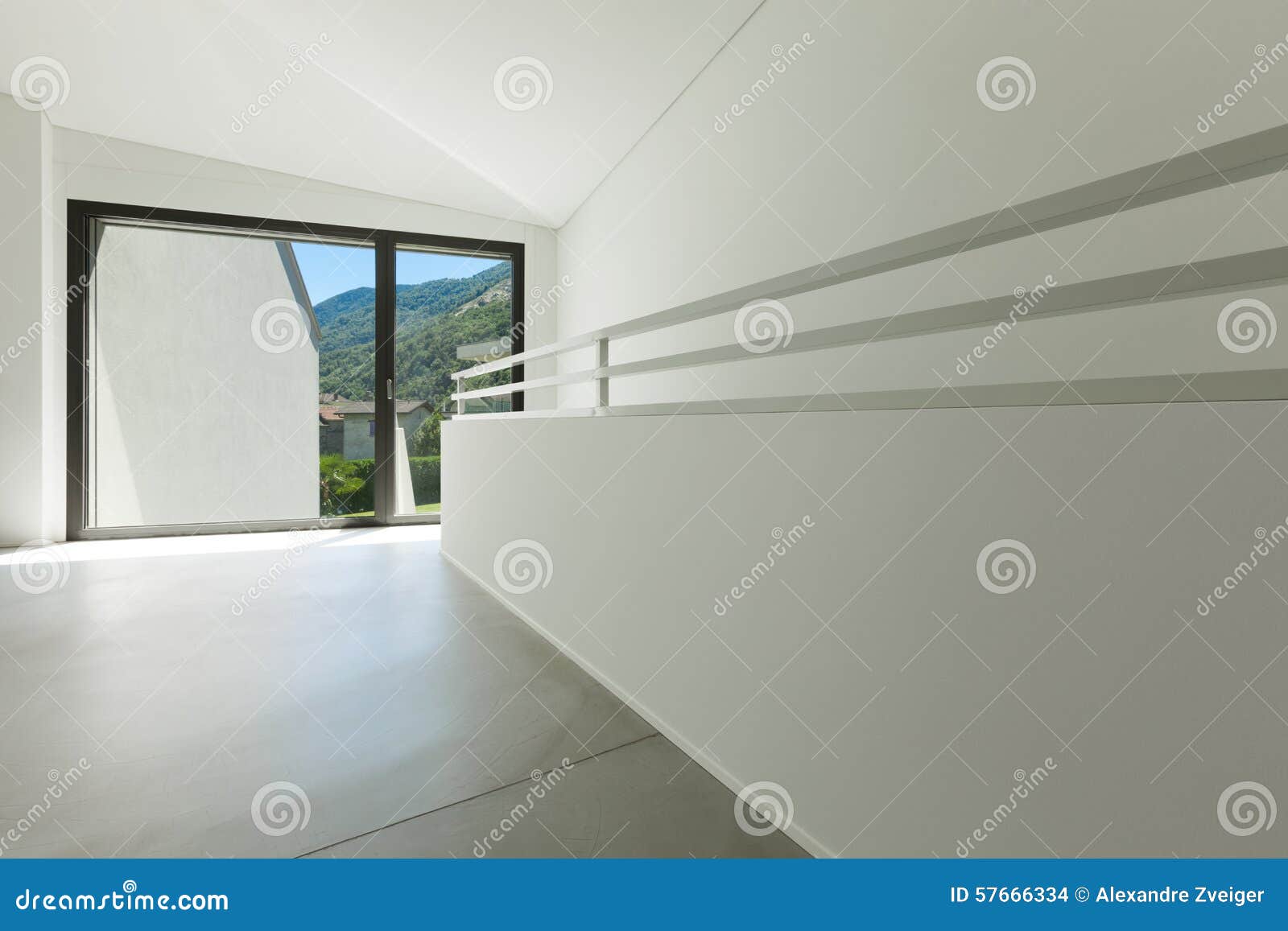 Modern house, passage stock photo. Image of interior - 57666334