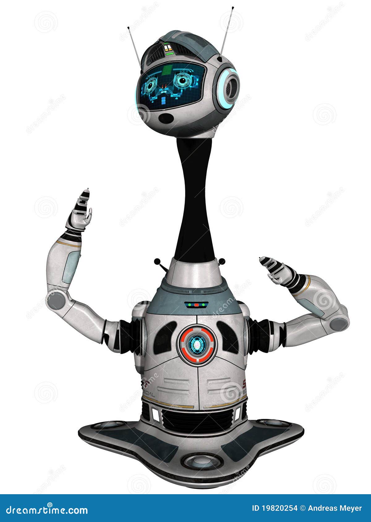 Modern house robot stock illustration. Illustration of expression ...
