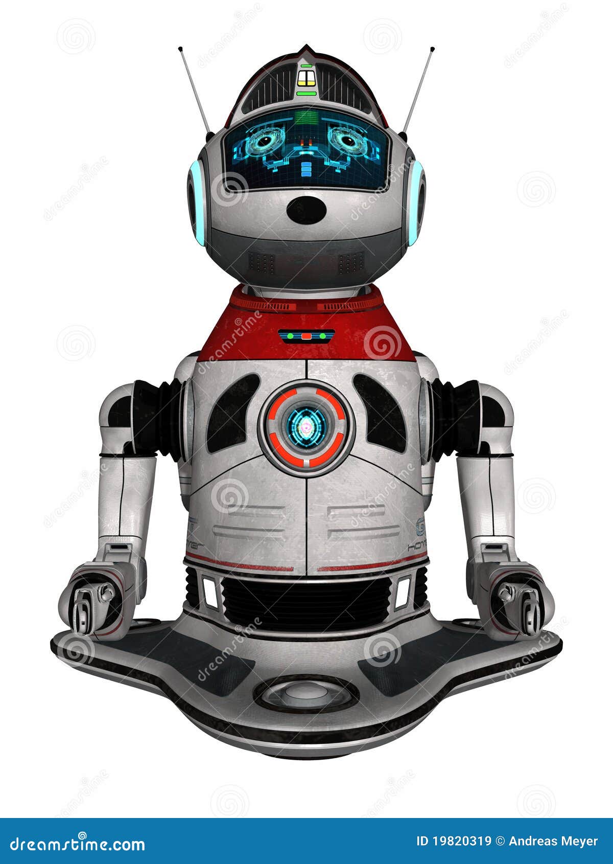 Modern house robot stock illustration. Illustration of intelligence ...