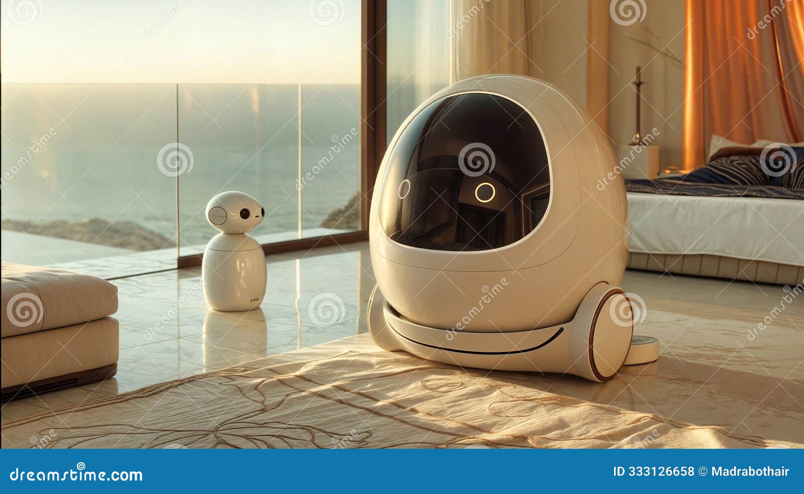 A Modern Household Robot that Does Household Chores in the House ...