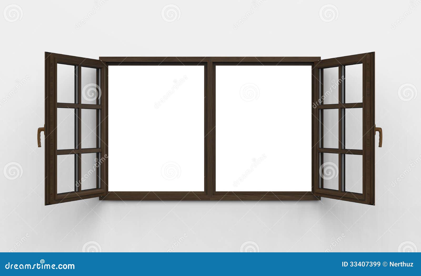 Modern Houten Venster stock illustratie. Illustration of binnenlands ...