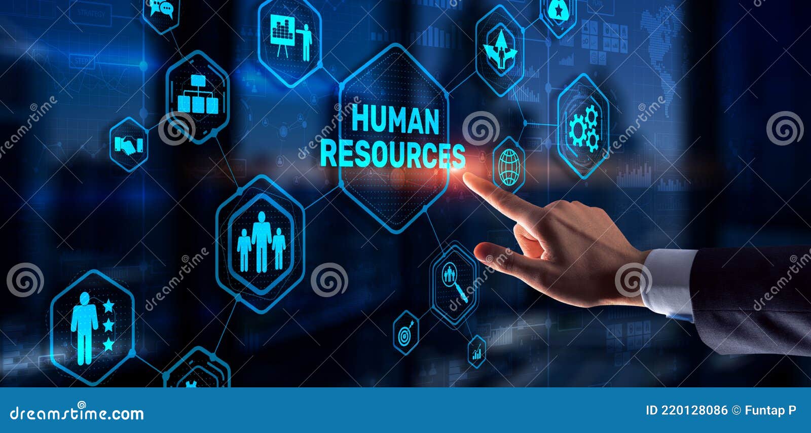 Modern Human Resources Hiring Job Occupation Concept. Business ...