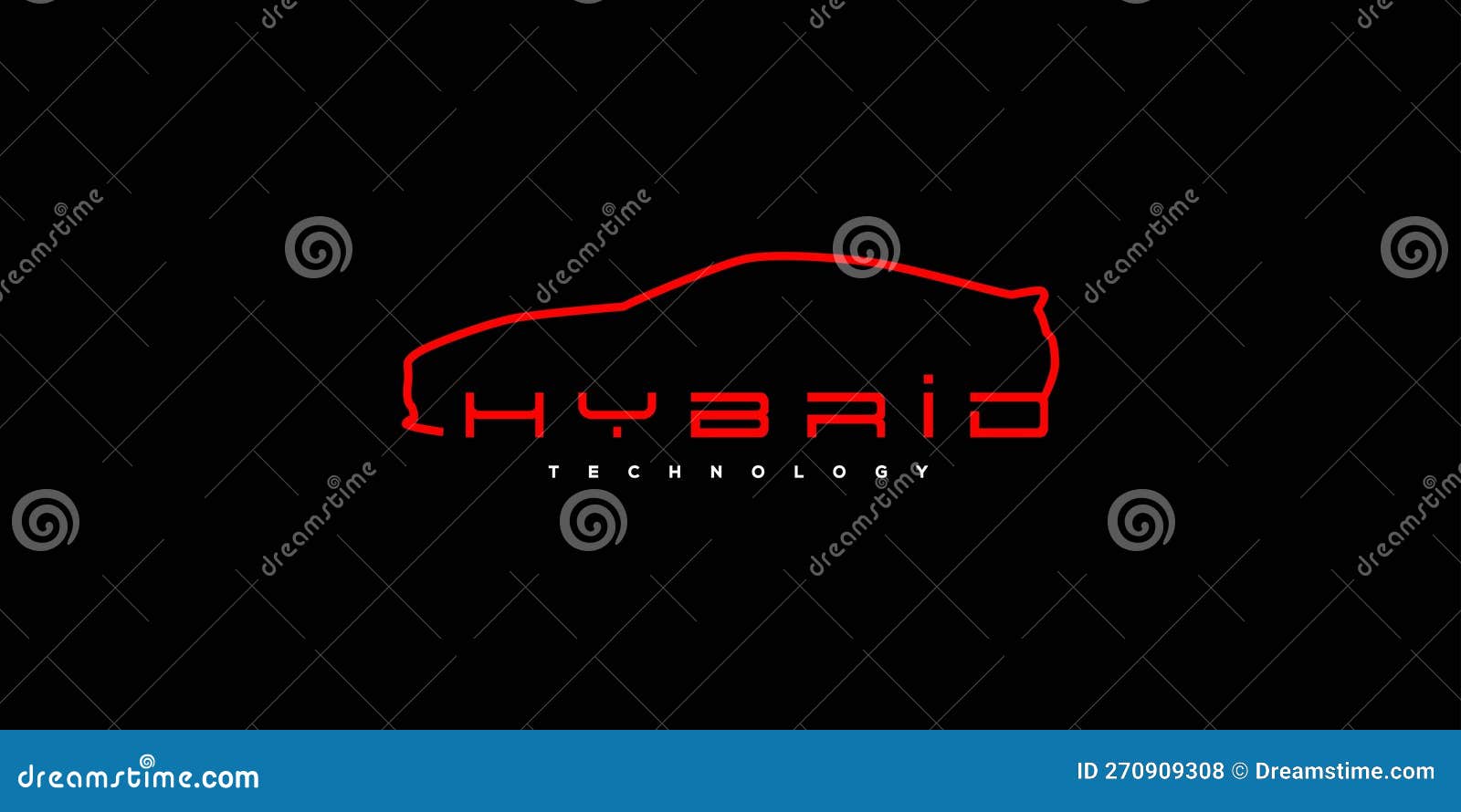 Modern Hybrid-tech Future Car Technology Logo Design Stock Vector ...