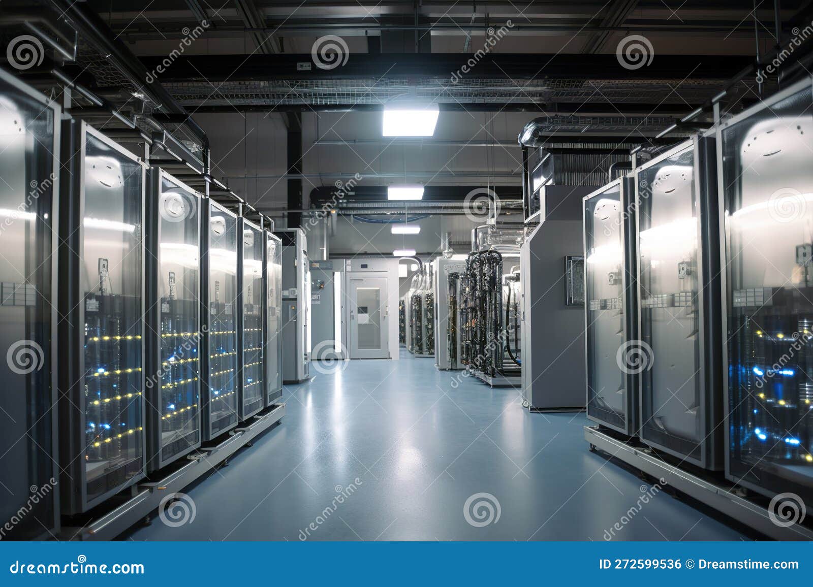 Modern Hydrogen Facility Using Technological Renewable Energy. Stock ...