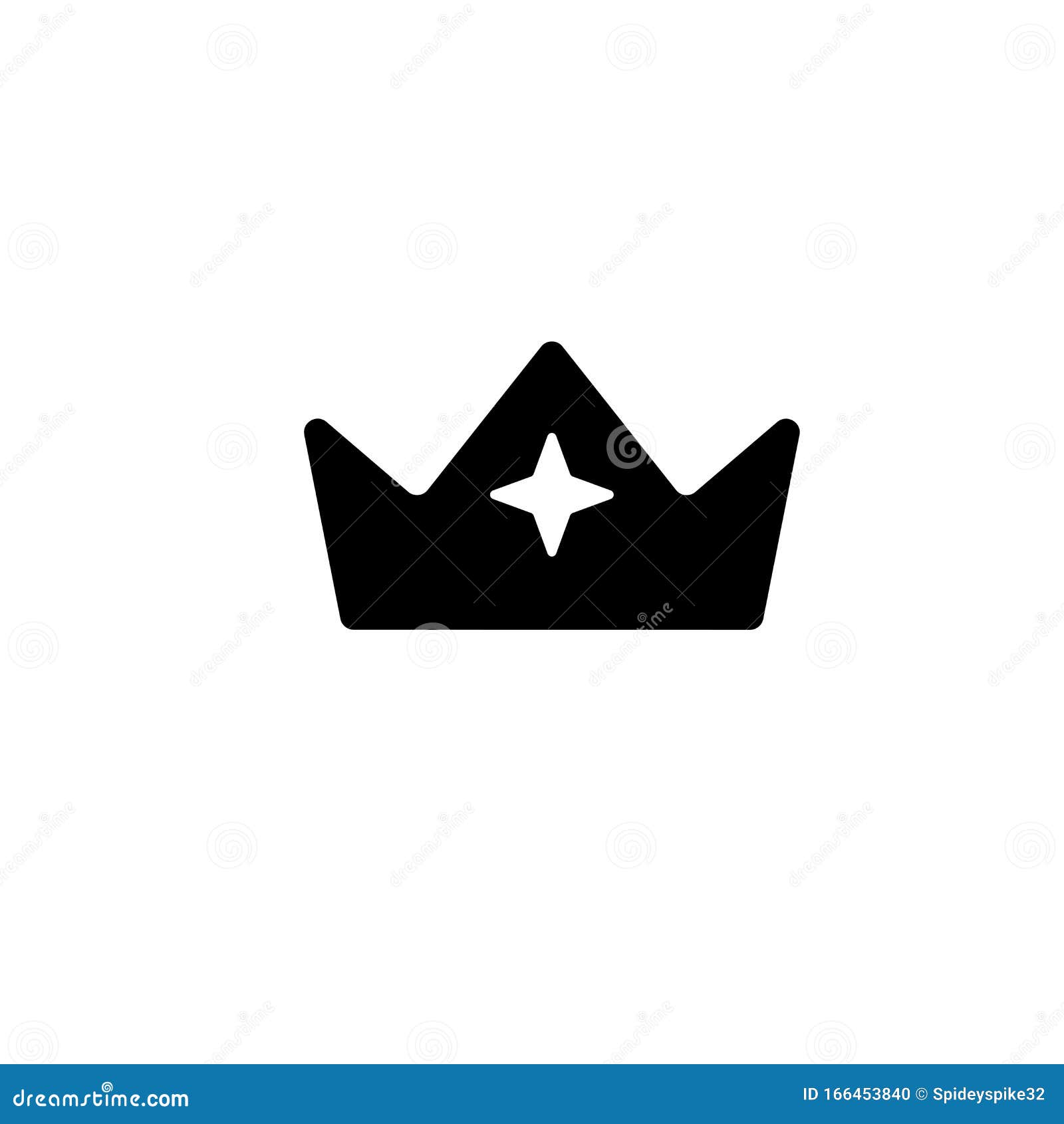 Modern Icon of King Crown with a Star Stock Vector - Illustration of ...