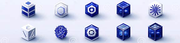 A Modern Icon Set of Platforms and Organizations. Layer Structure ...