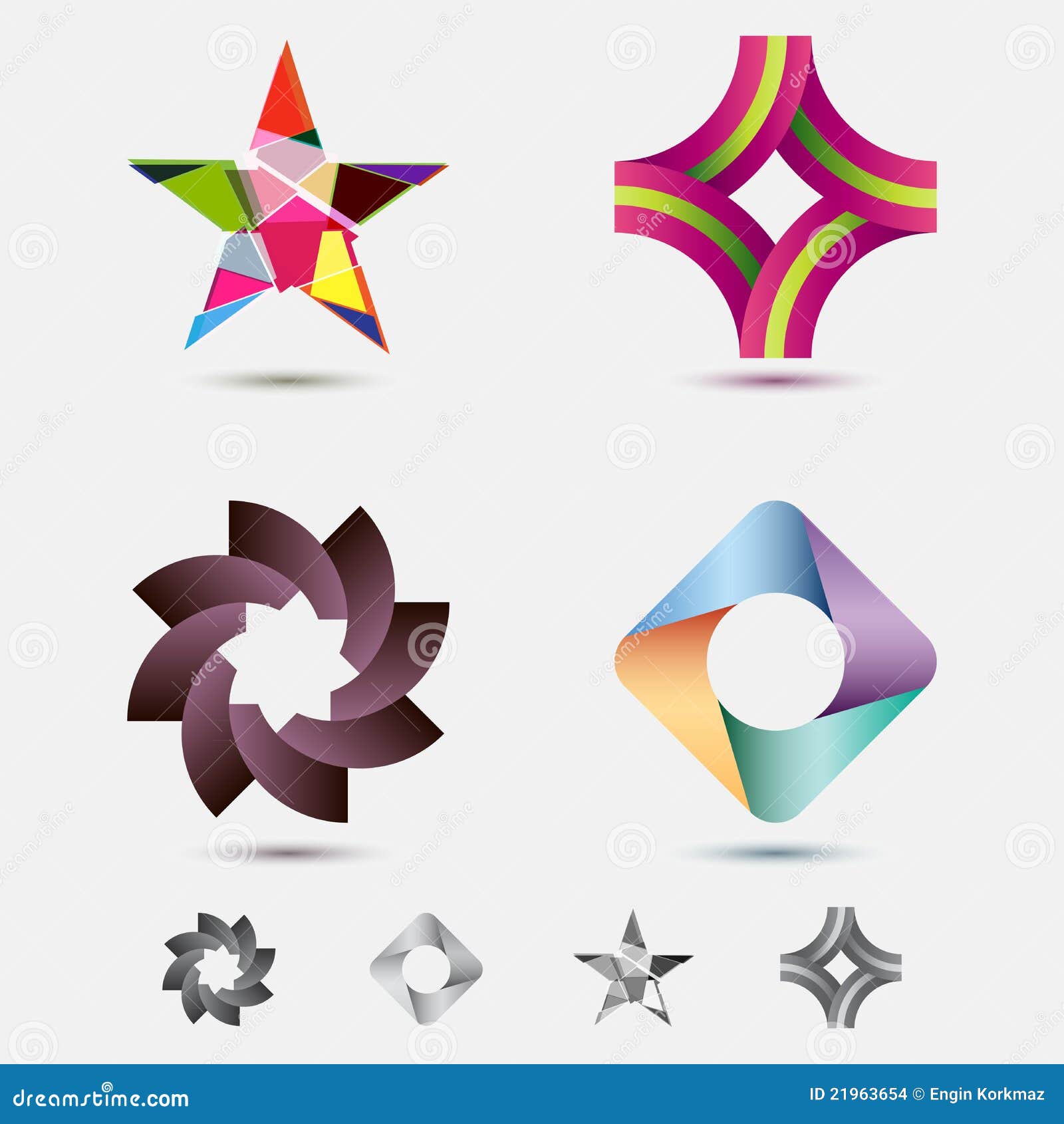 Modern Icons stock vector. Illustration of branding, beautiful - 21963654