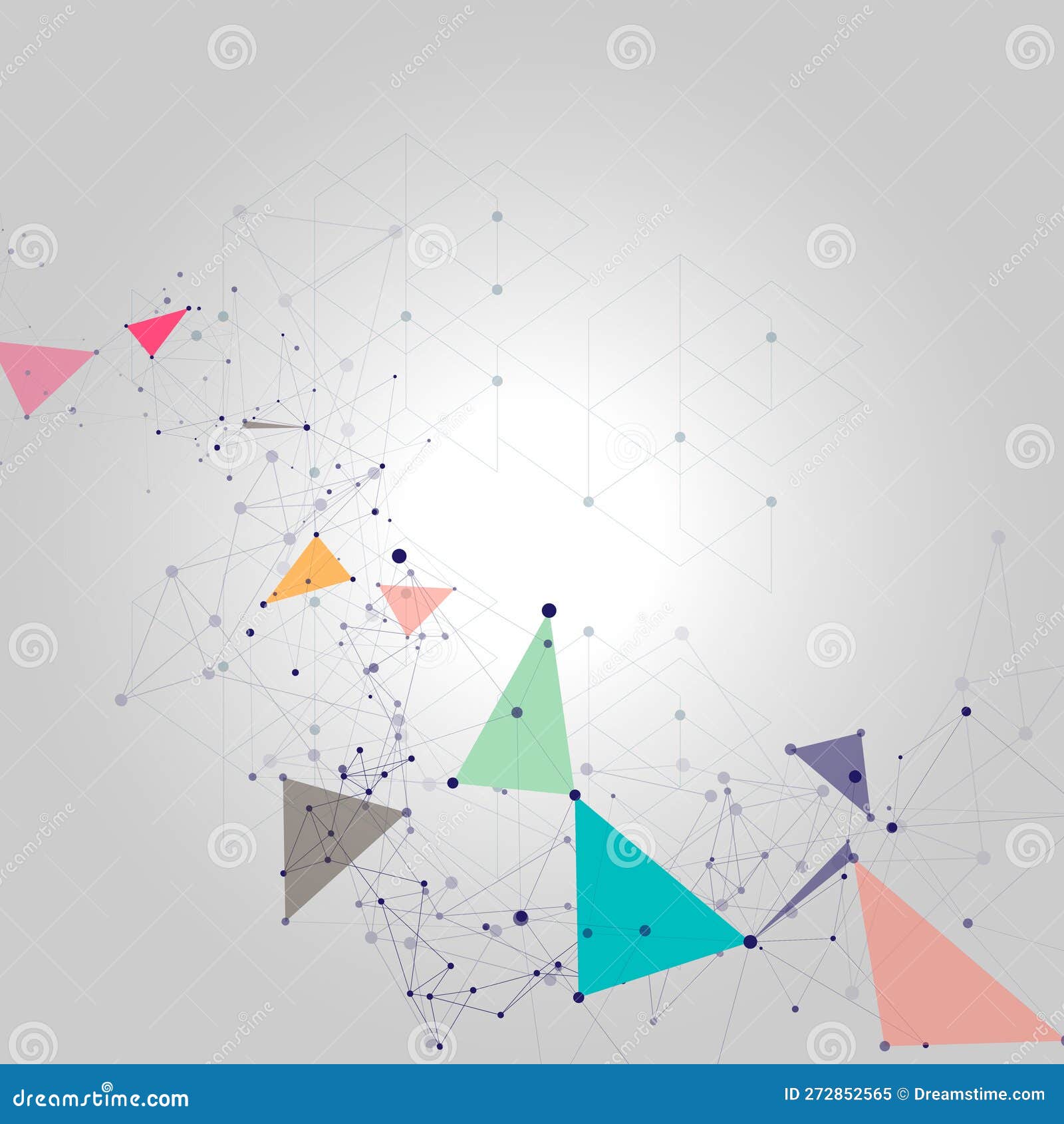 Modern Illustration for Decoration Design. Network Connection ...