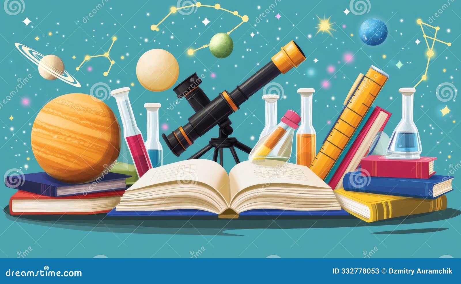 Modern Illustration of Physics. Modern Illustration of Natural Science ...