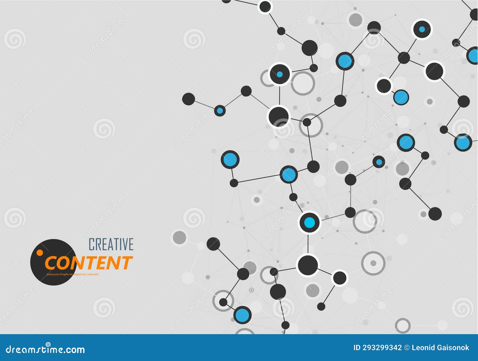 Modern Illustration with Science Molecule Connectivity for Medical ...