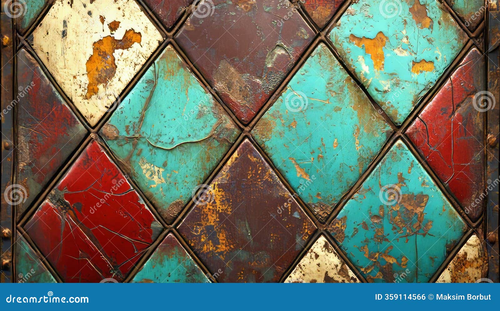 A Modern Illustrator Creation Featuring a Geometric Rhombus Pattern ...