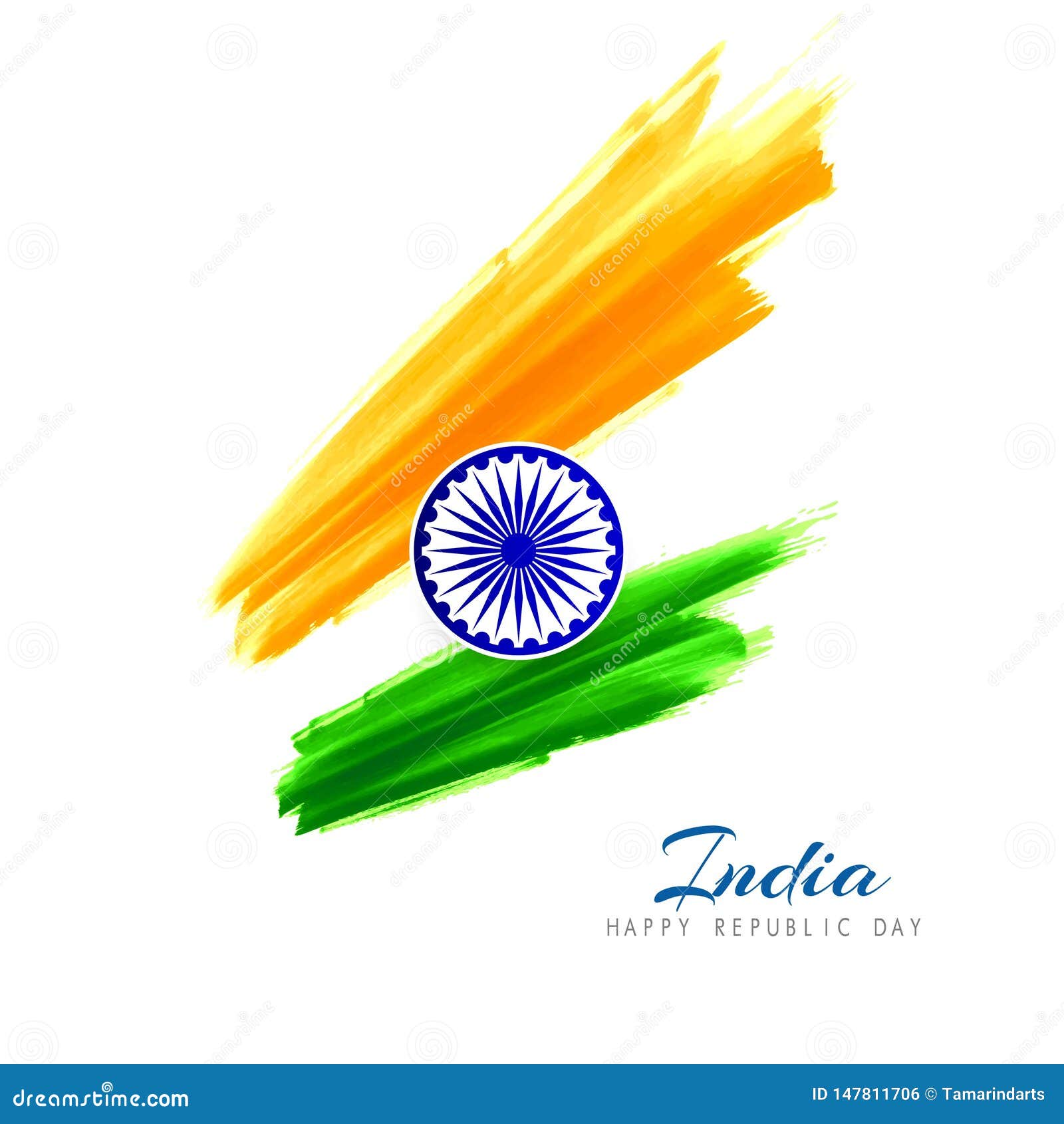 Modern Indian Flag Theme Decorative Background Stock Vector ...