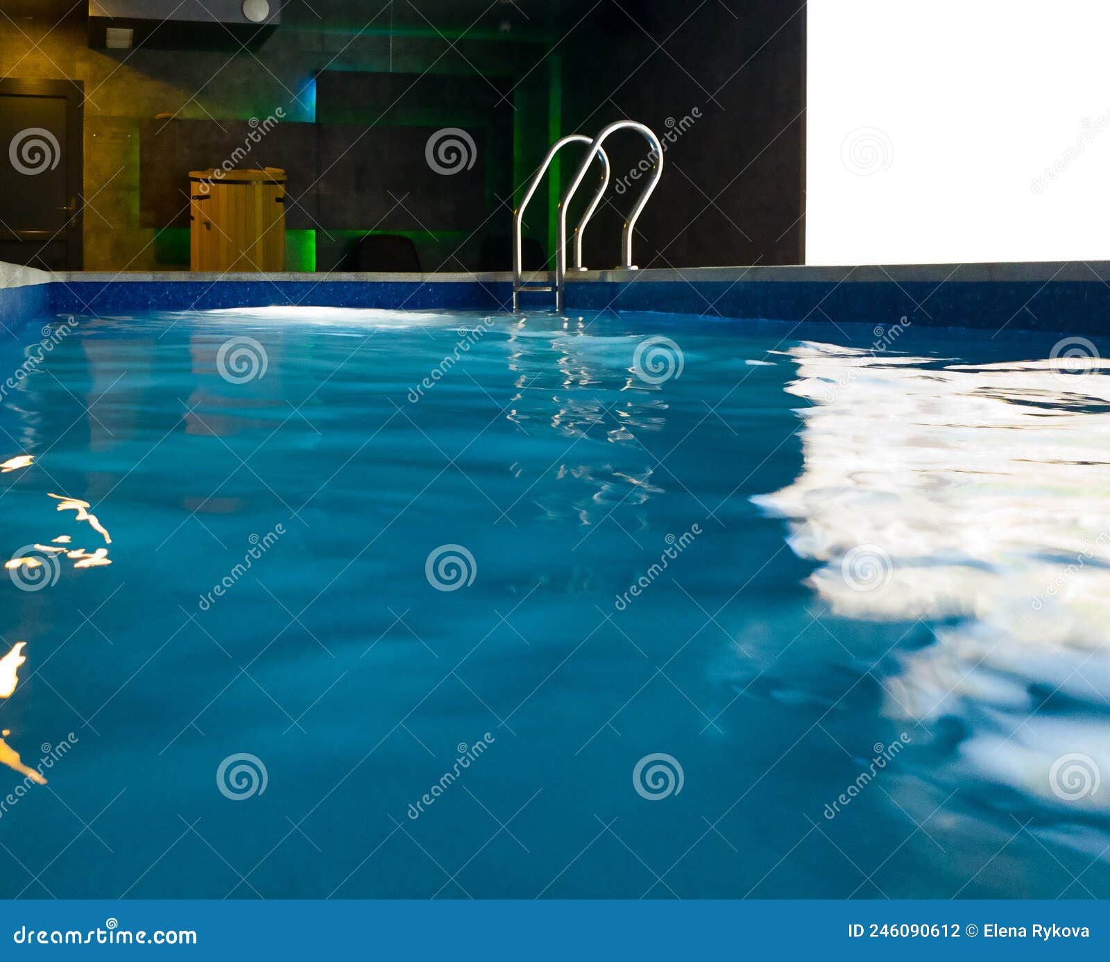 Modern Indoor Swimming Pool. Spa in the Hotel Stock Photo - Image of ...