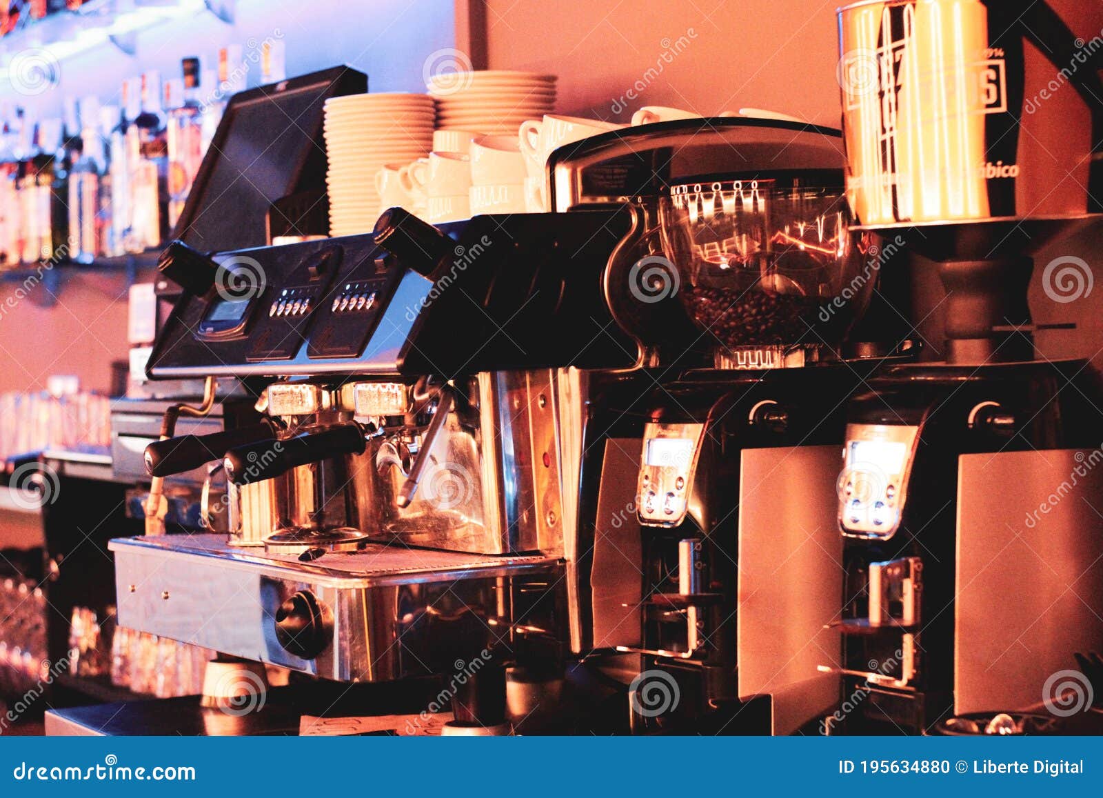 Modern Industrial Coffee Maker Stock Photo - Image of brew, appliance ...