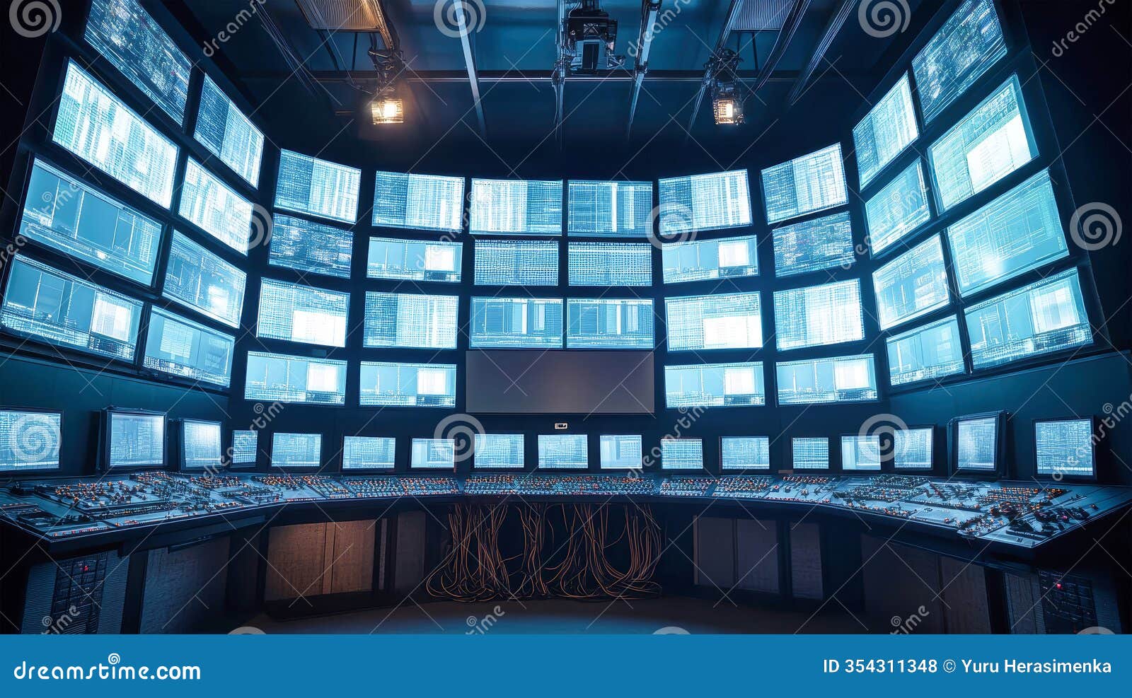 Modern Industrial Control Cabinet Showcasing Advanced LED Technology in ...