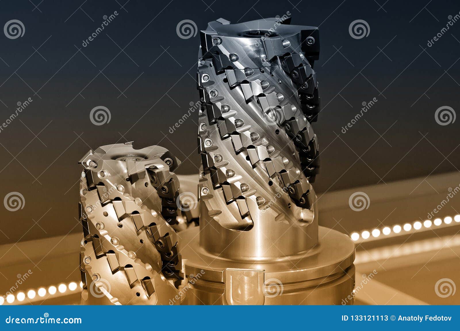 Modern Industrial Cutters. Cutting Tools Stock Image - Image of ...