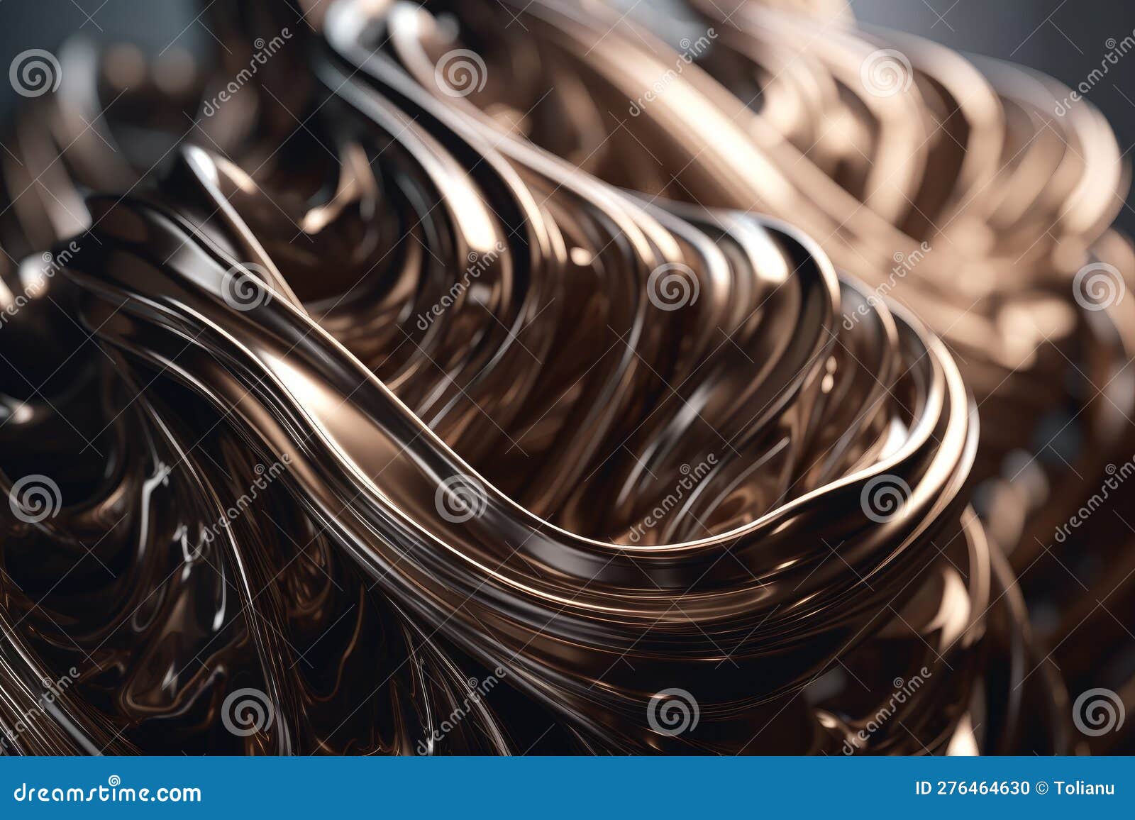 Modern Industrial Design: Twisted Waves in Bronze & Burnished Silver ...