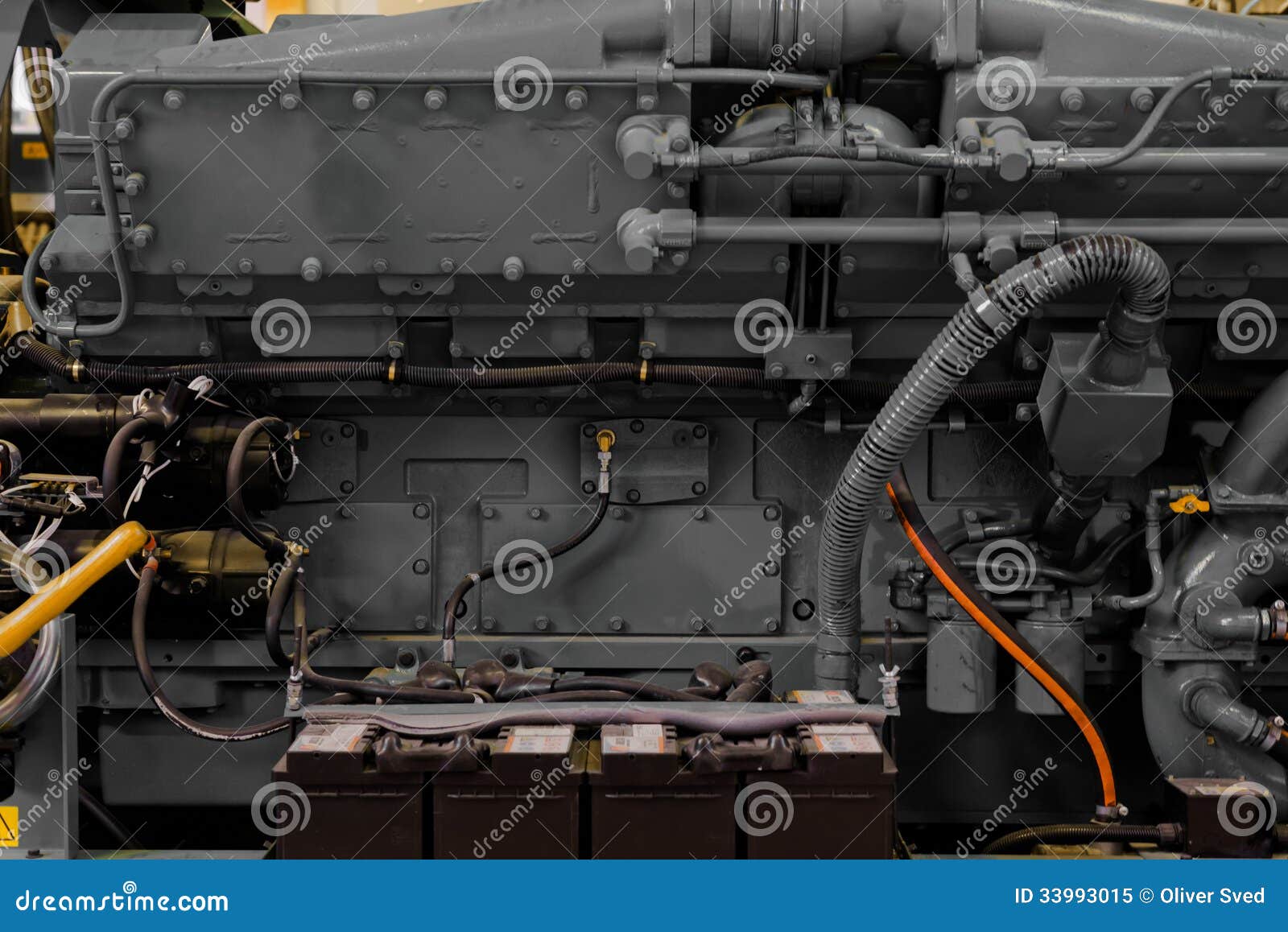 Modern Industrial Generator Stock Image - Image of color, diesel: 33993015