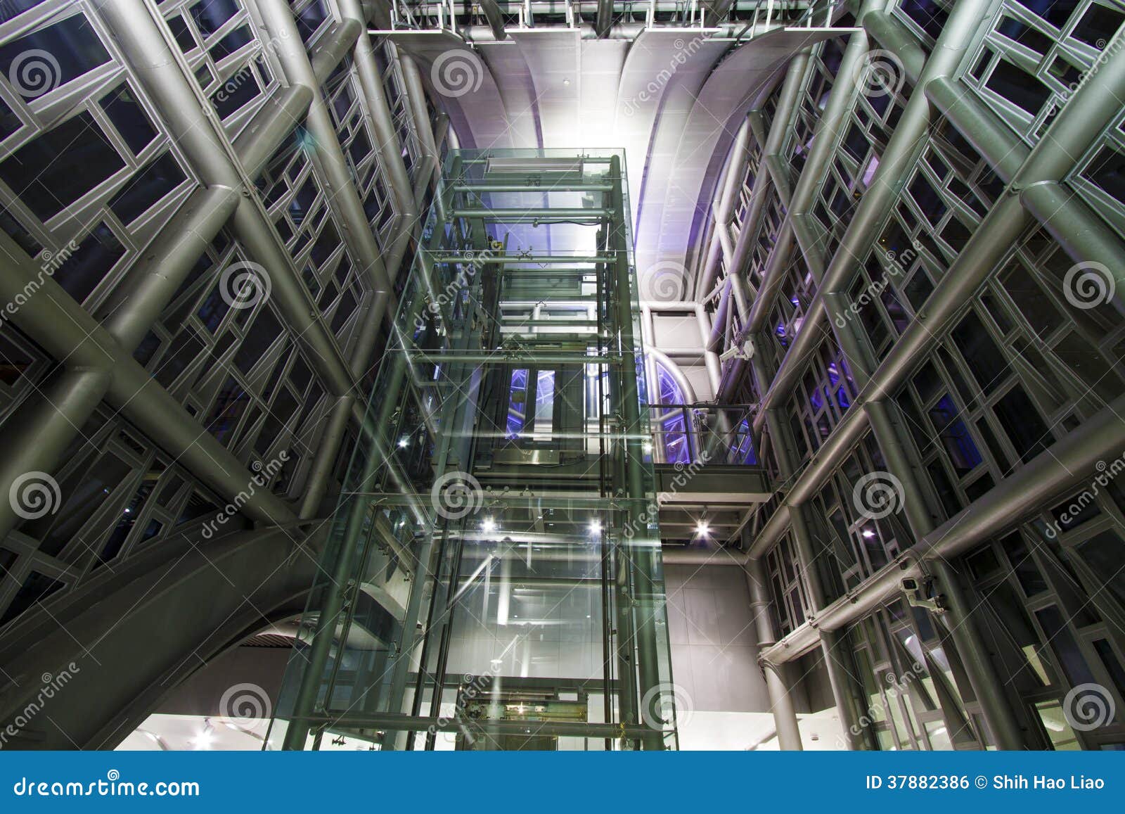 Modern Industrial Metal Pylons Structure Stock Photo - Image of modern ...