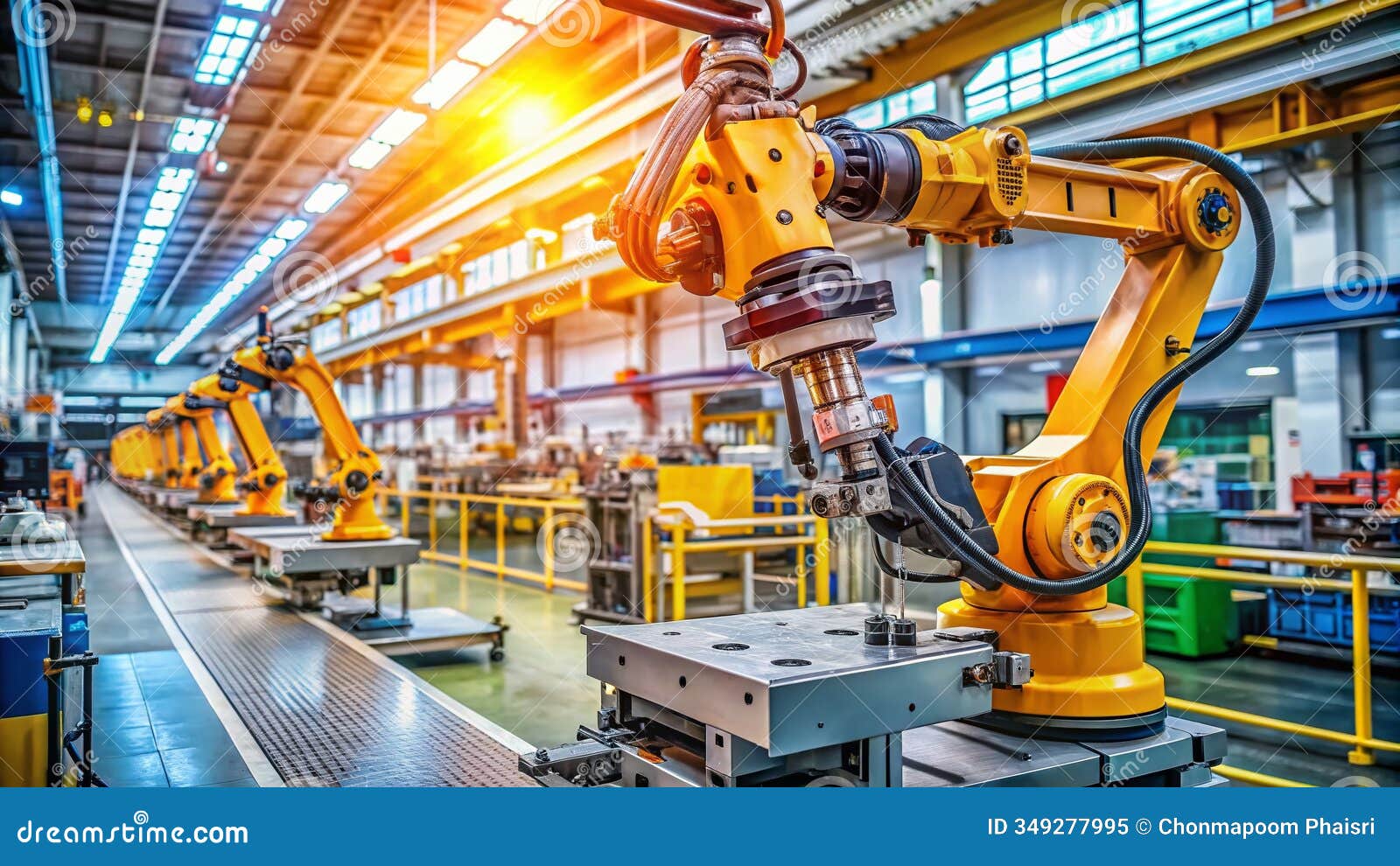 Modern Industrial Robot Design Precision Automation for Enhanced ...