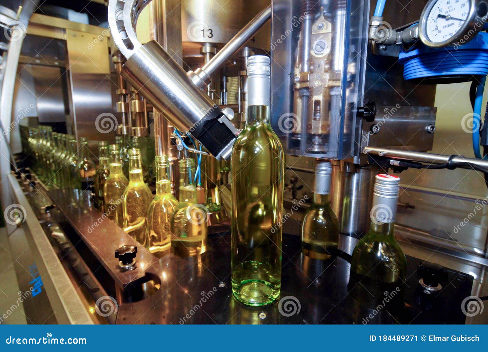 Modern Industrial Wine Bottling Plant Stock Image - Image of fruit ...