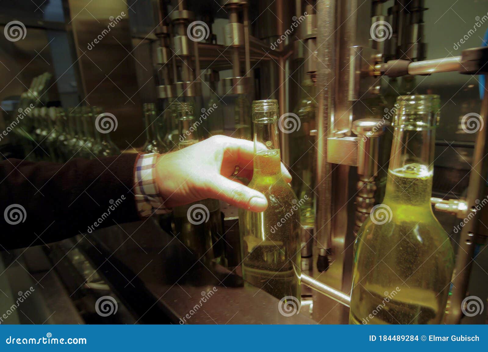 Modern Industrial Wine Bottling Plant Stock Photo - Image of modern ...