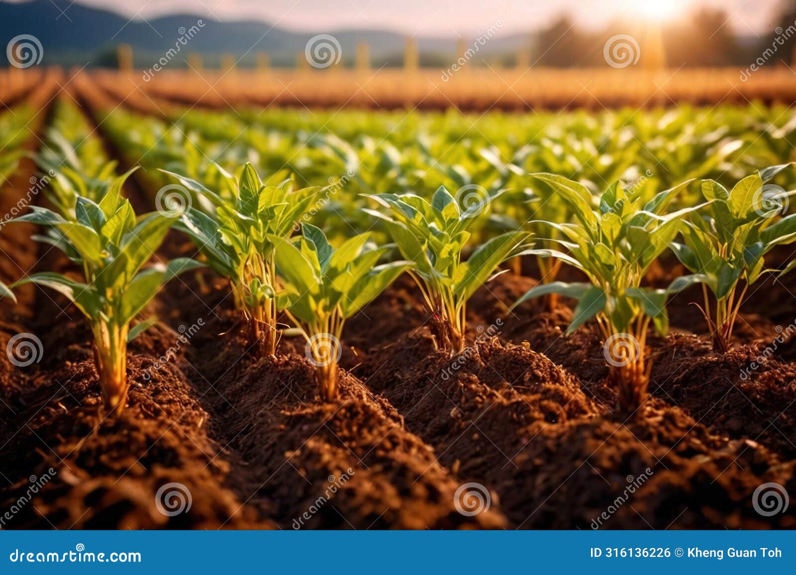 Modern Industrialized Agriculture Using Technology, Agritech Farming Of ...