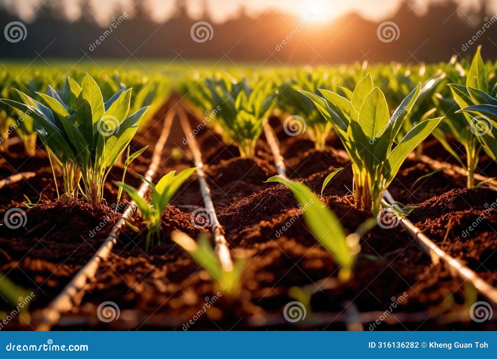 Modern Industrialized Agriculture Using Technology, Agritech Farming Of ...