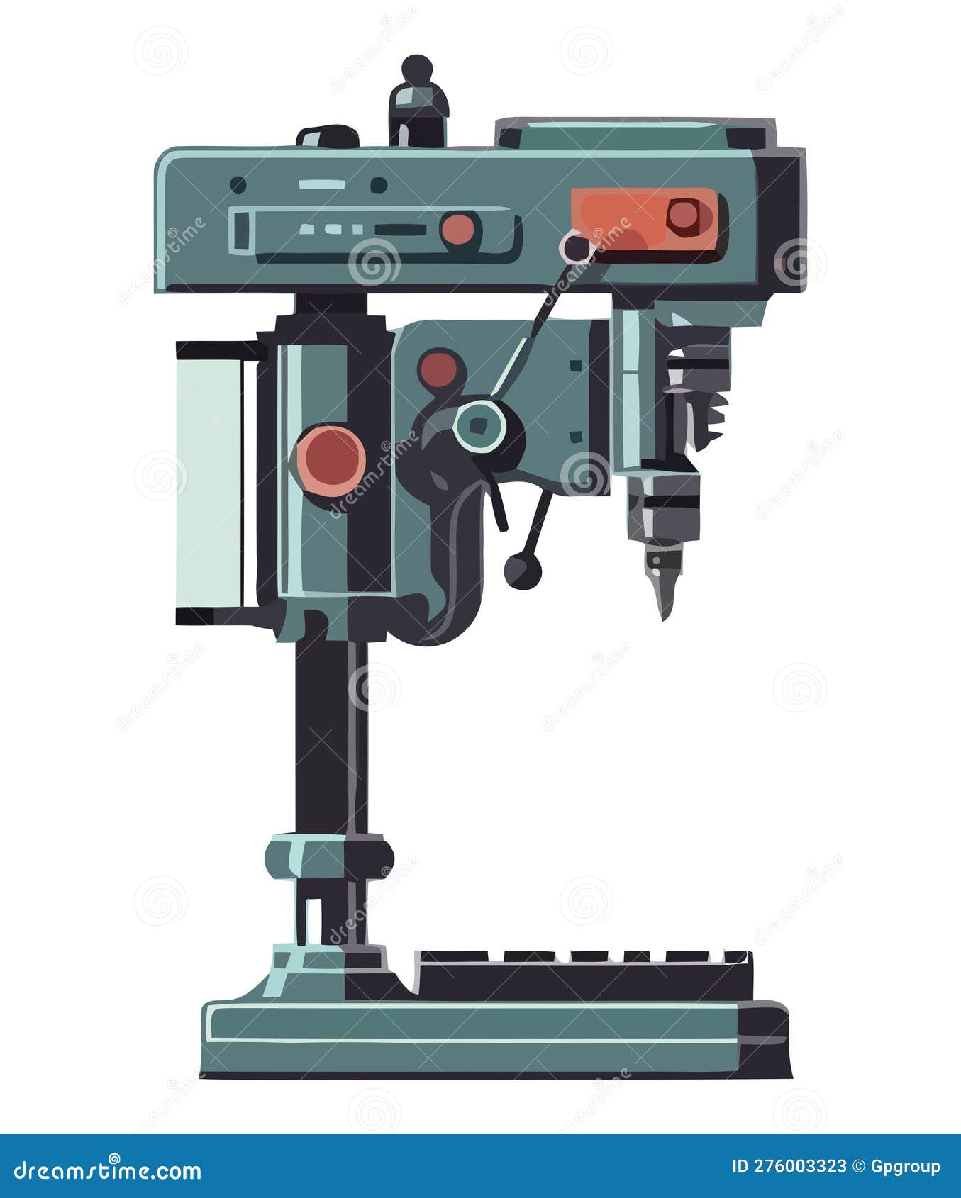 Modern industry machine stock vector. Illustration of occupation ...
