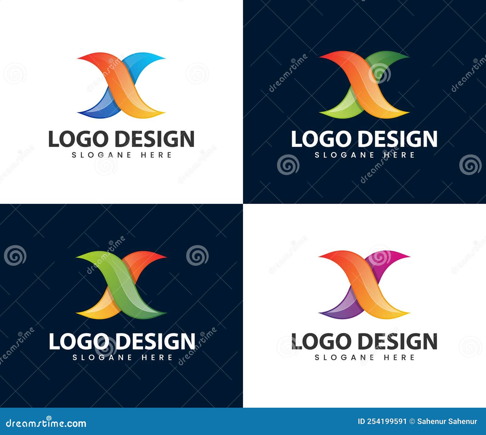 Modern Infinity X Letter Logo Design. Letter X Infinite Logo Design ...
