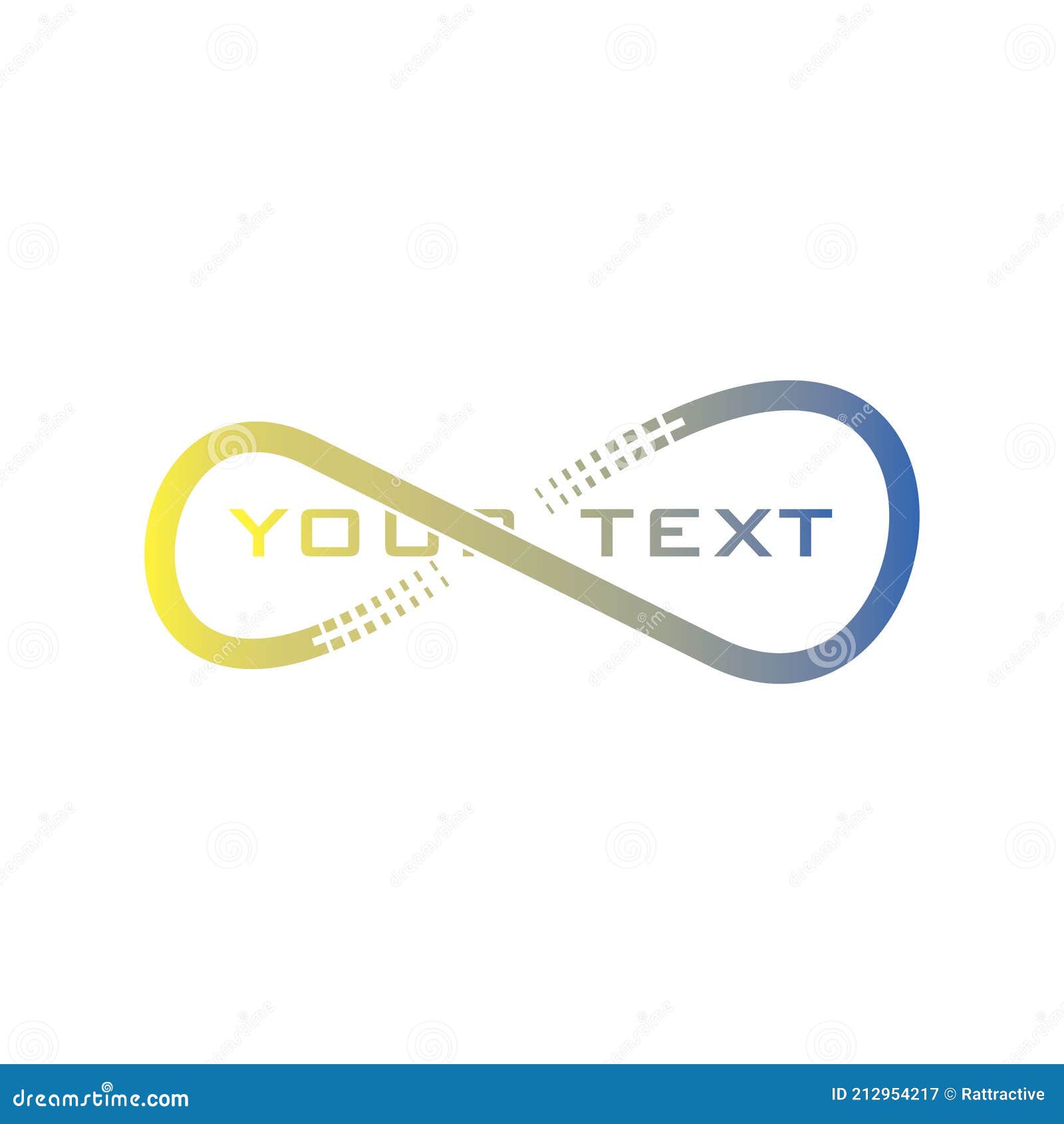 Modern Infinity Logo Design with Cool Gradient Stock Vector ...