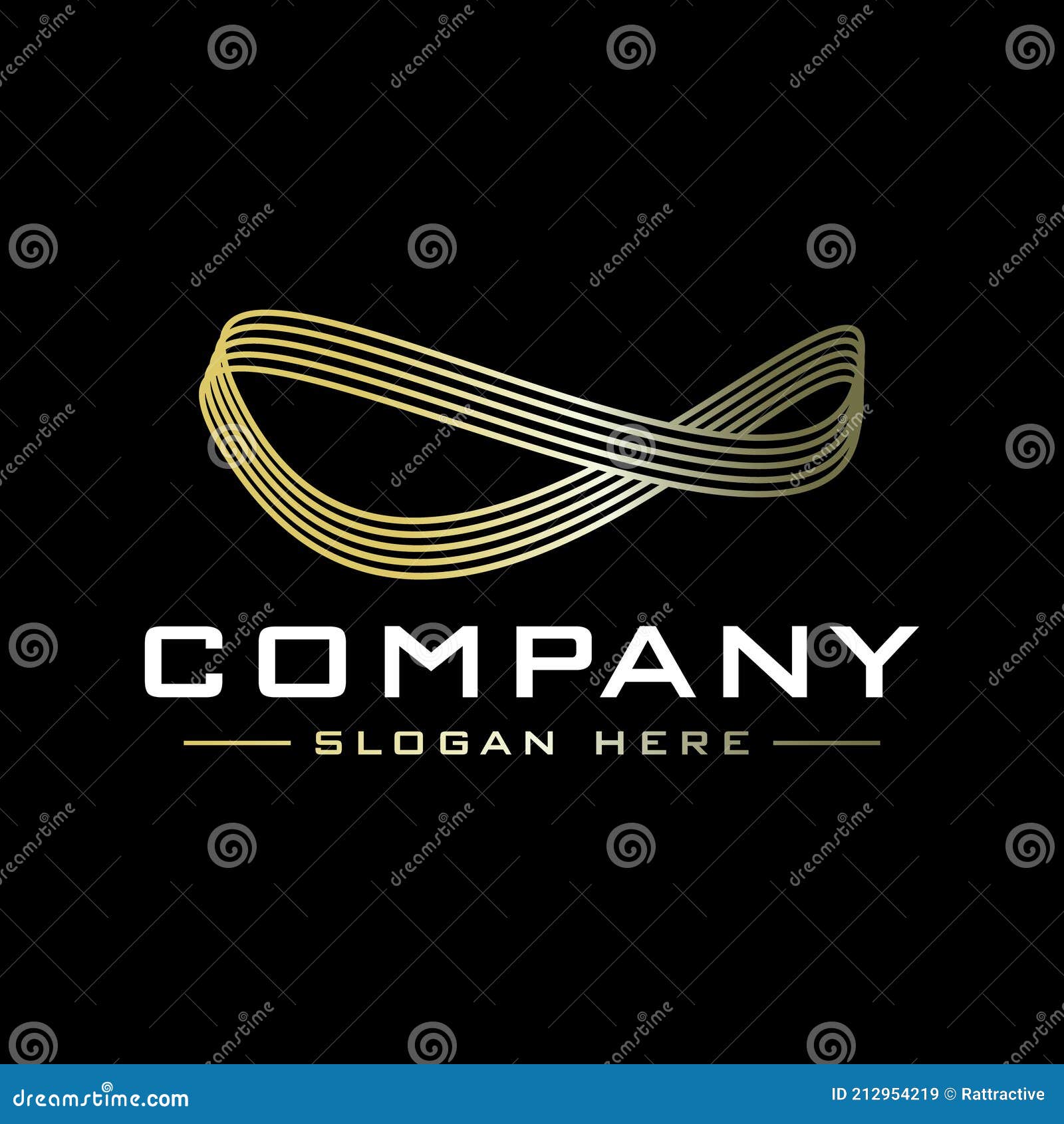 Modern Infinity Logo Design With Cool Gradient Cartoon Vector ...