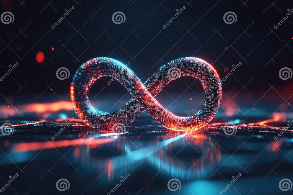 Modern Infinity Loop Forum Logo Design. Stock Illustration ...