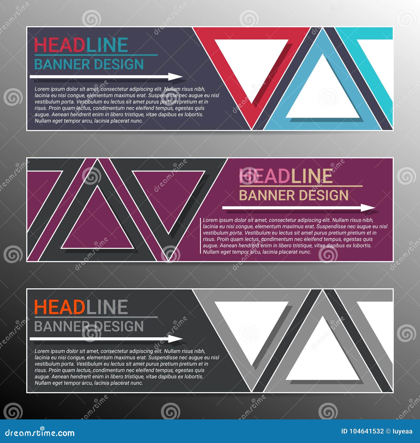 Modern Infographic Banner Design. Vector Stock Vector - Illustration of ...