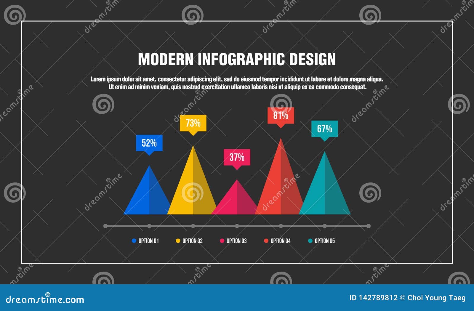 MODERN INFOGRAPHIC CHART VECTOR DESIGN IMAGE Stock Vector ...