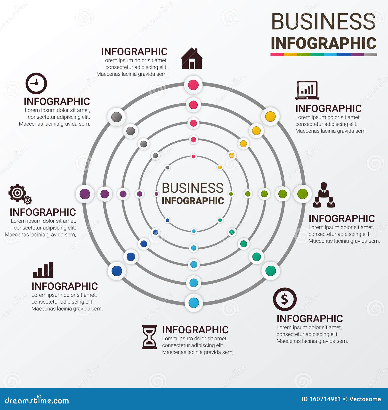 Modern Infographic Choice Template. Vector Infographic Element Stock ...