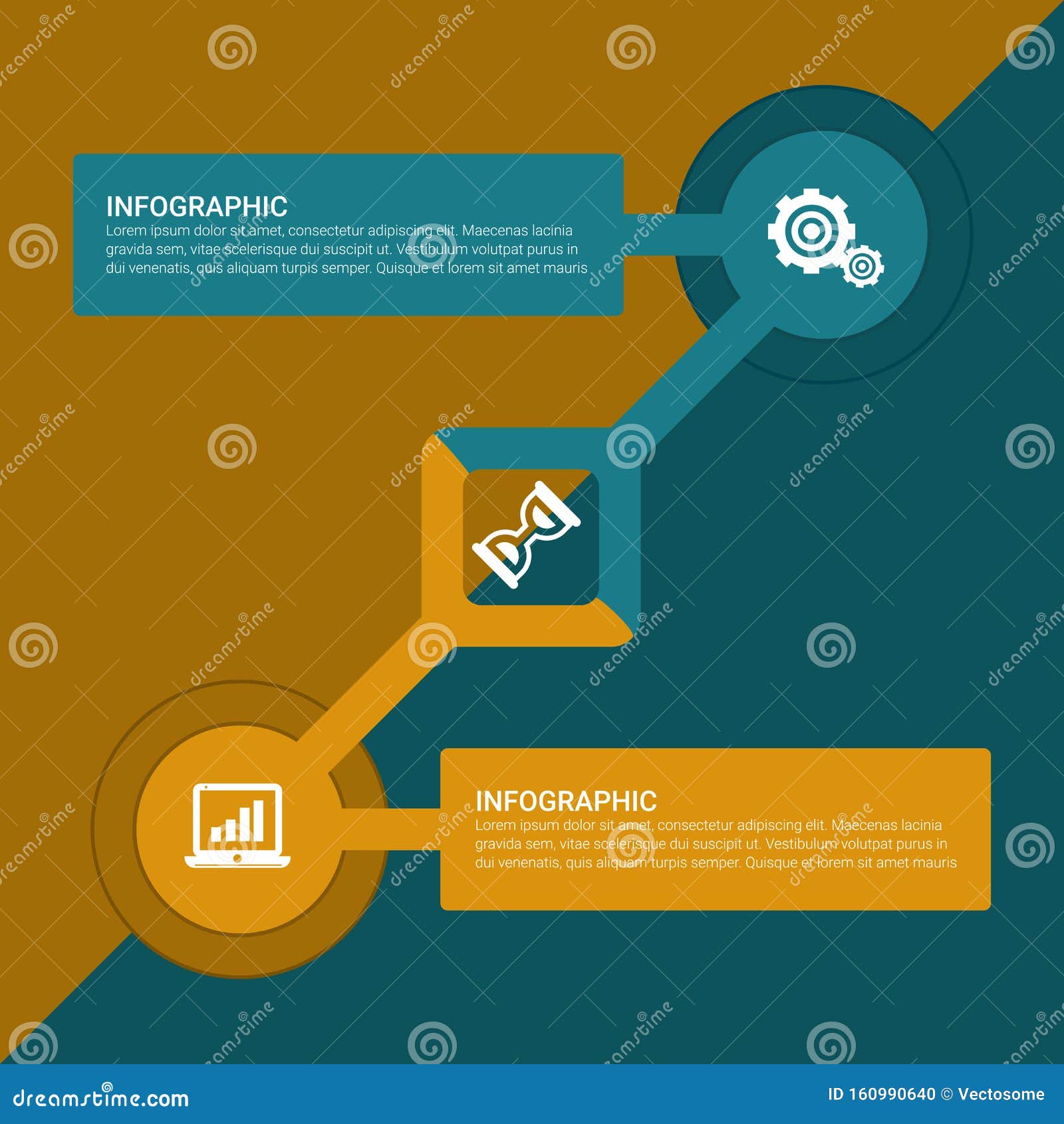 Modern Infographic Choice Template. Vector Infographic Element Stock ...