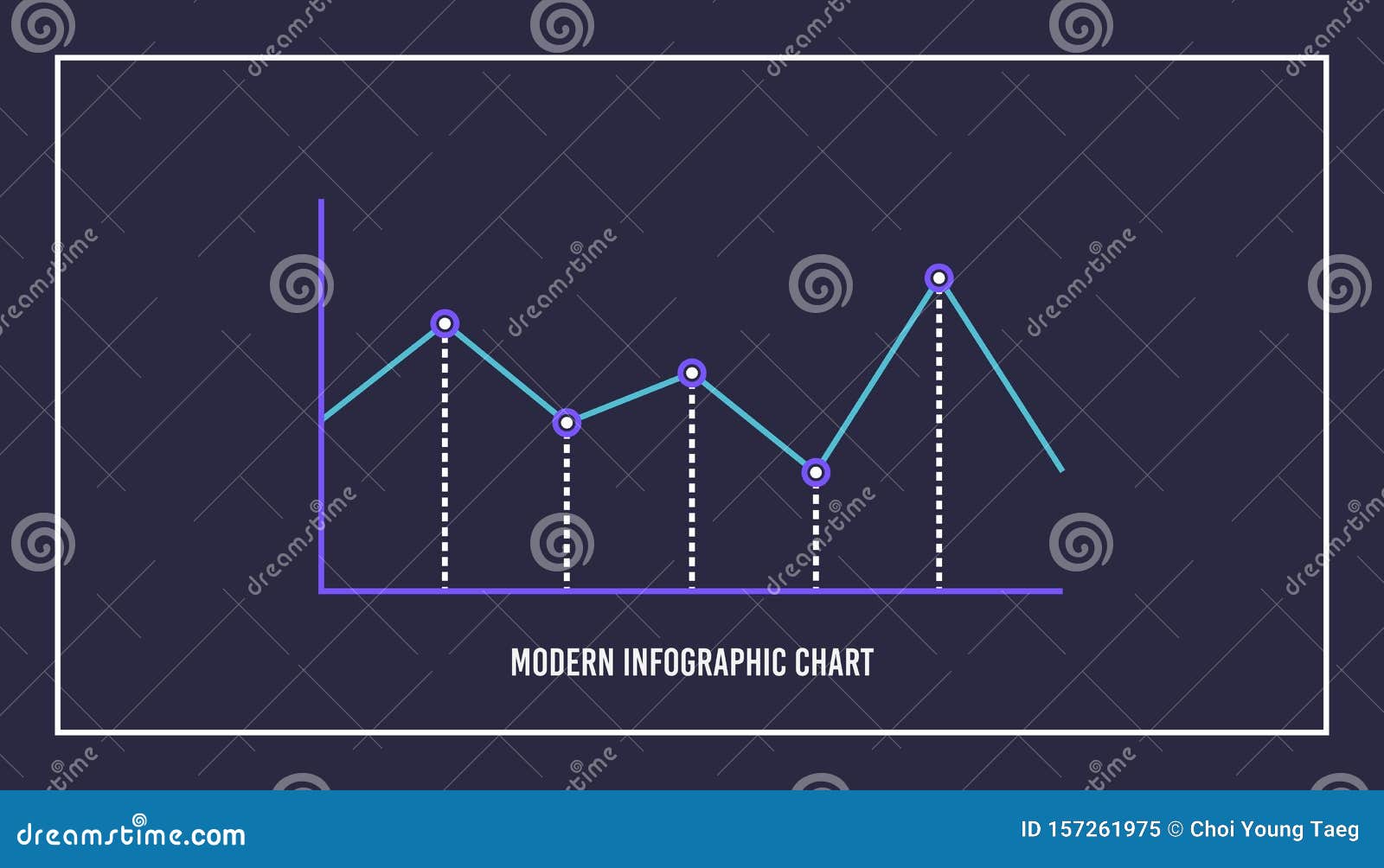Modern Infographic Design Chart Set Stock Vector - Illustration of ...